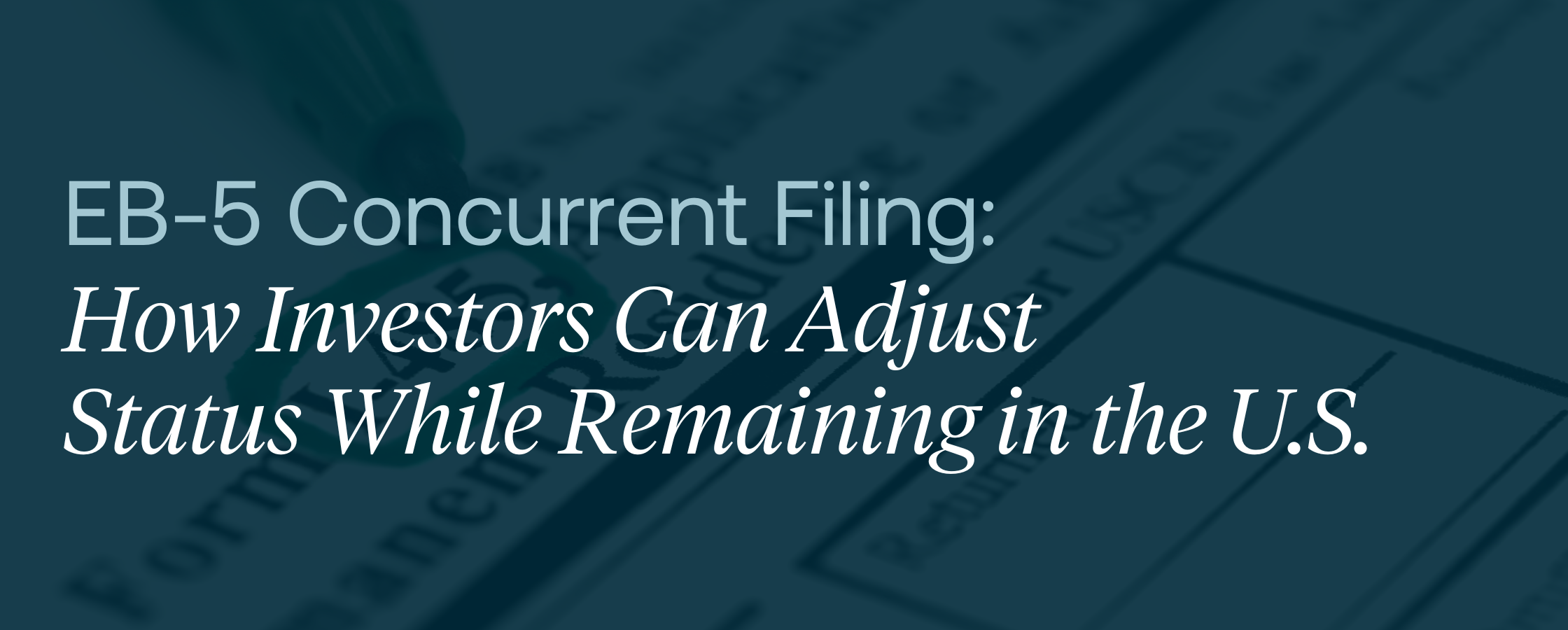 Insights | Concurrent Filing | Peachtree Group